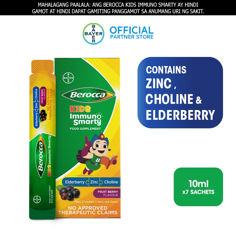 Berocca® Kids Immuno Smarty Oral Liquid | Berocca Phillippines